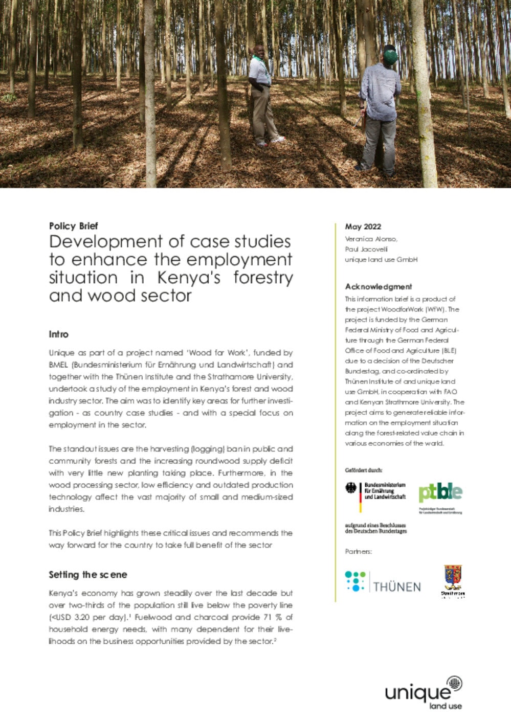 Publications • unique land use